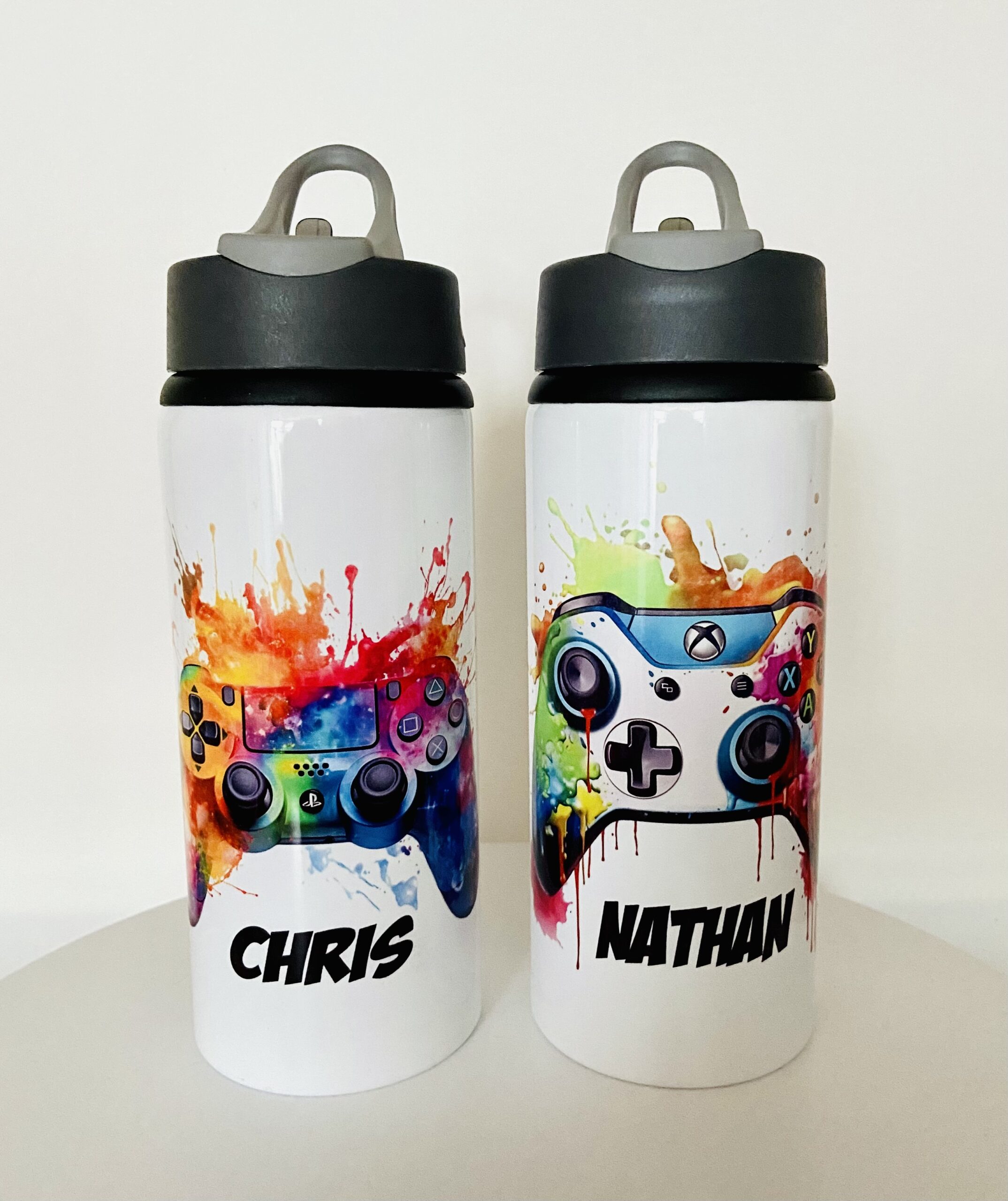 Personalised Aluminium Games Controller Water Bottle 600ml. - Name It ...
